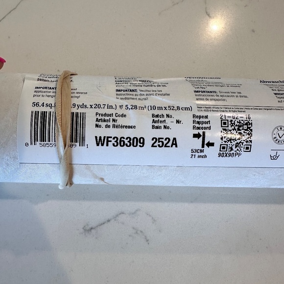 Norwall | Wall Decor | New Norwall Wf3639 Carrara Marble Wallpaper 564 ...